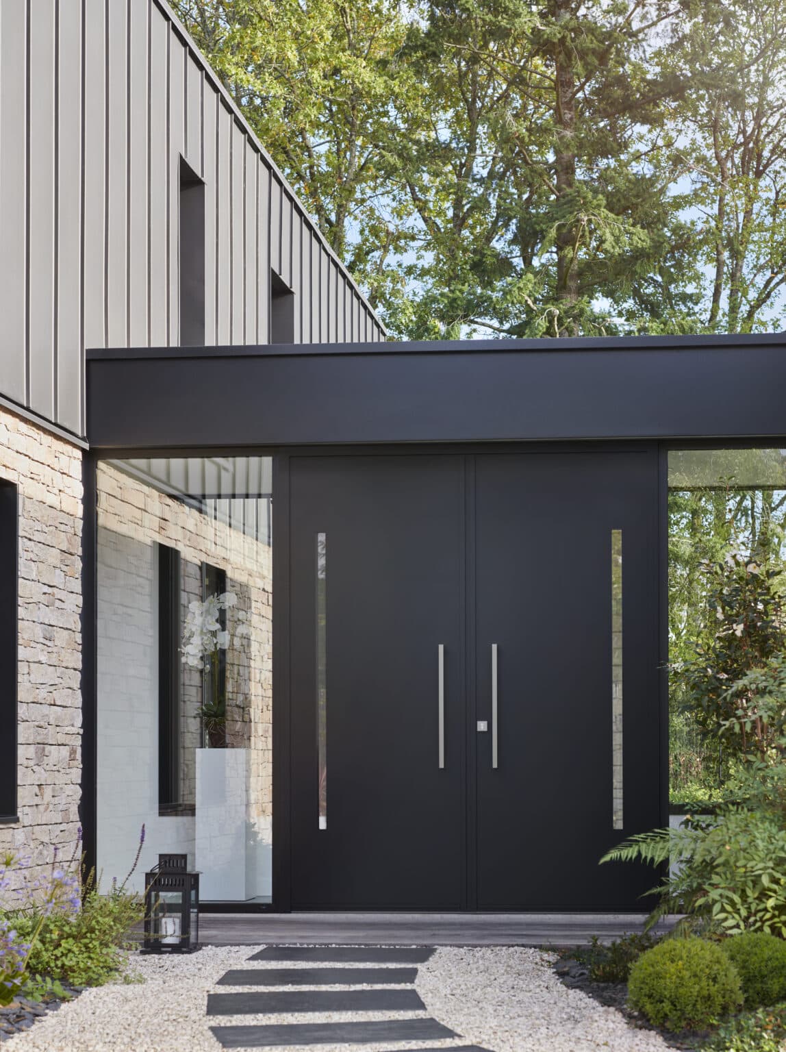 Porte d’entrée hybride sur mesure | Atlantem